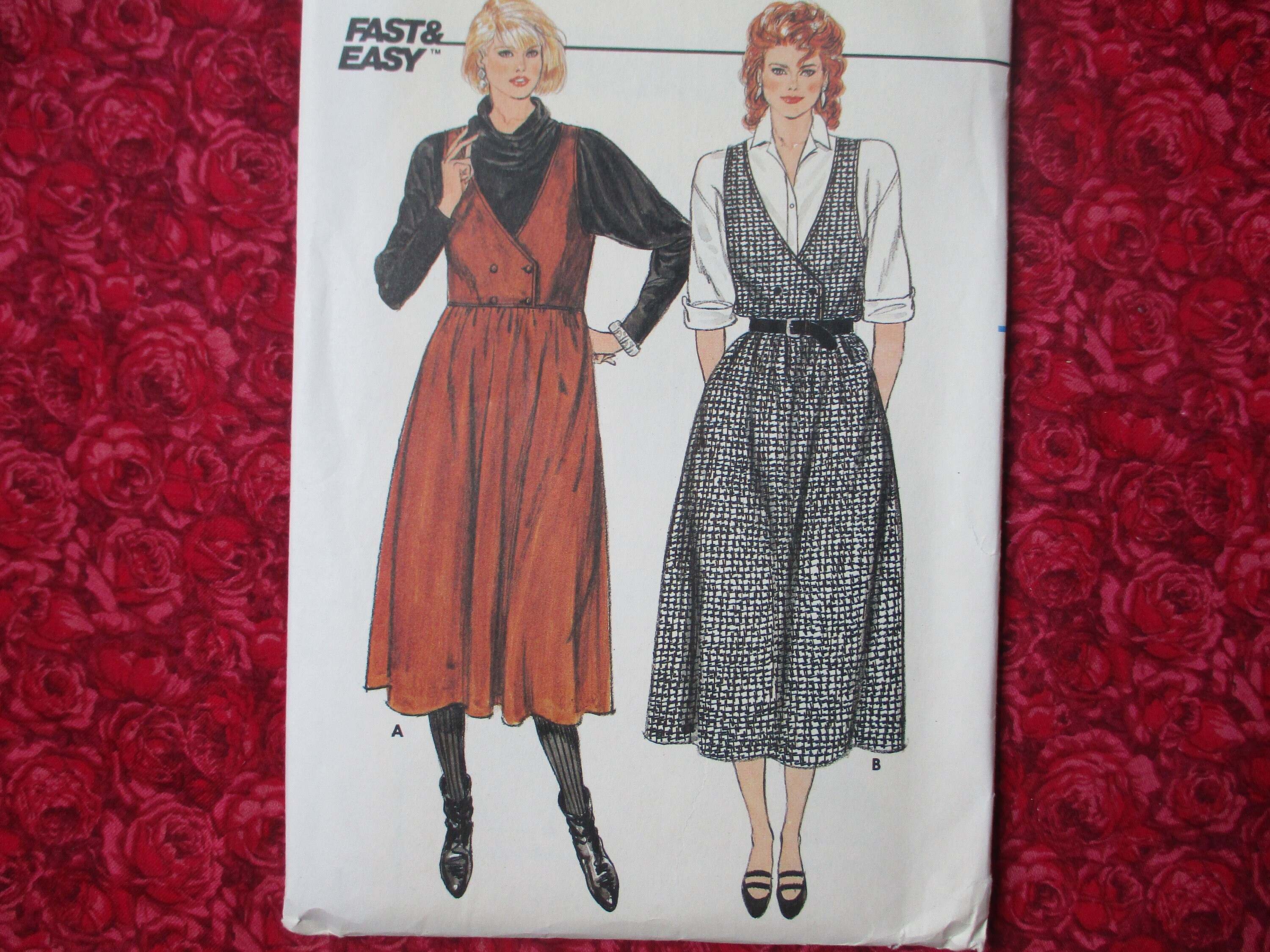 Vintage 1980s Butterick sewing pattern 6747 misses fast & easy | Etsy