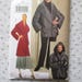 2000s Sewing Pattern Butterick 6255 Misses Coat With Collar Variations ...
