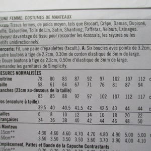 2010s Sewing Pattern Simplicity 8769 Adult Halloween Costume Coat Time ...