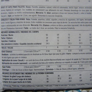 1990s Simplicity Sewing Pattern 7715 UNCUT Girls Skirt and Vest Size 7 ...