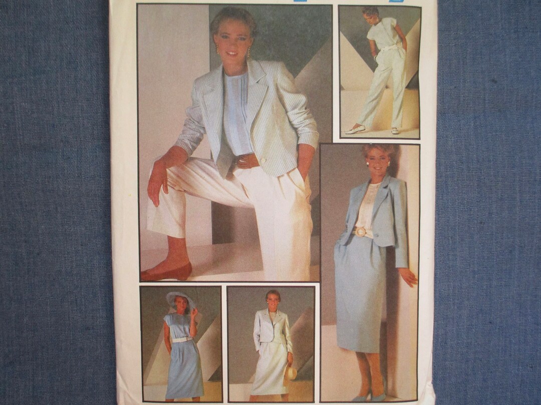 Vintage 1980s Simplicity Sewing Pattern 6743 Misses Go Everywhere Pants ...