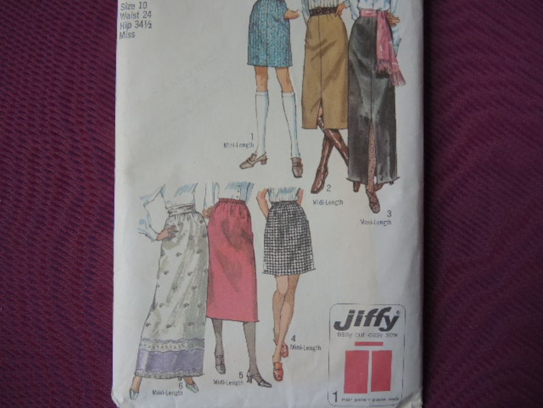 Vintage 1970s Simplicity Sewing Pattern 9099 Misses Set of | Etsy