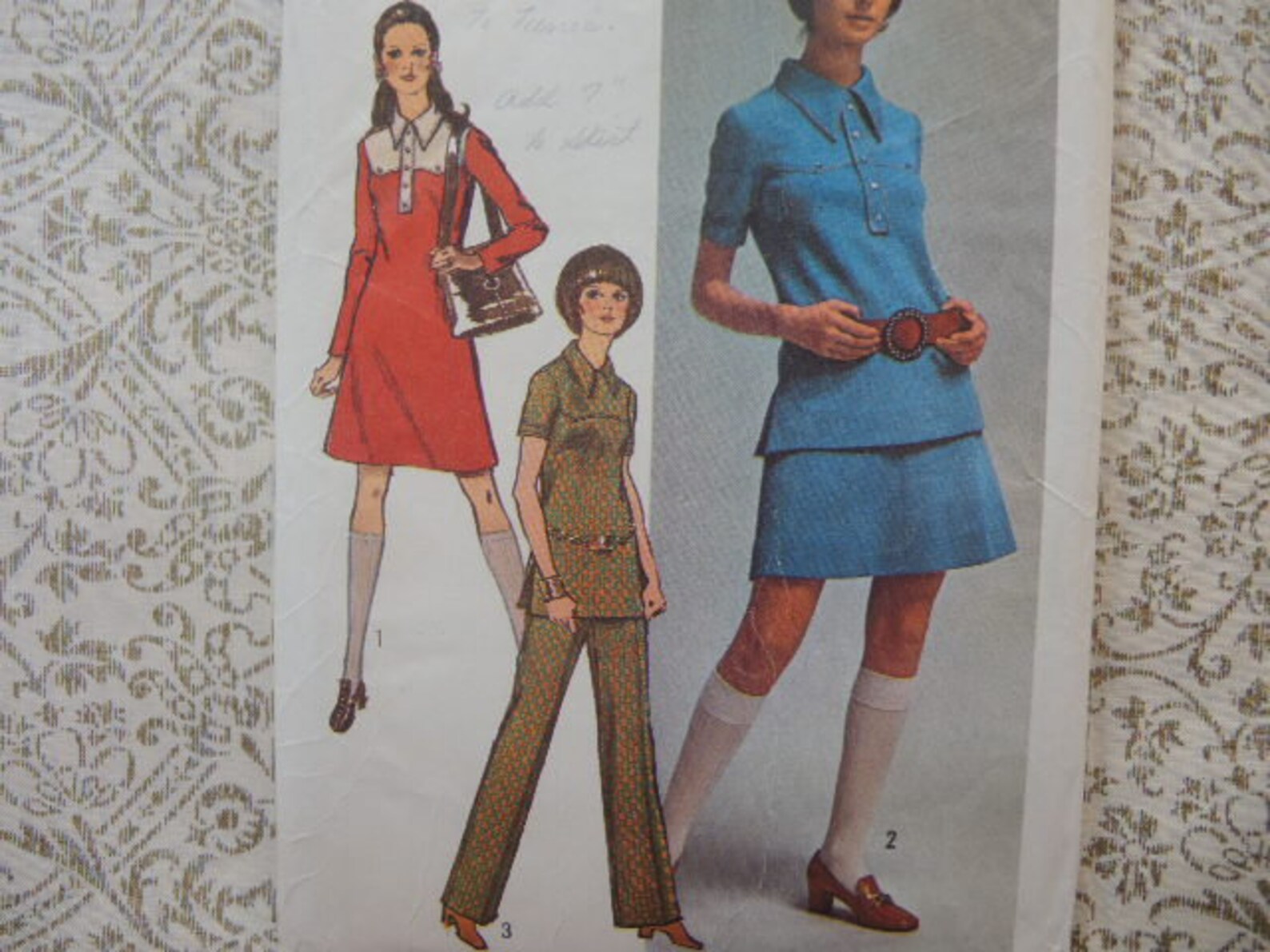 Vintage 1970s Simplicity Sewing Pattern 8912 Misses Dress or | Etsy