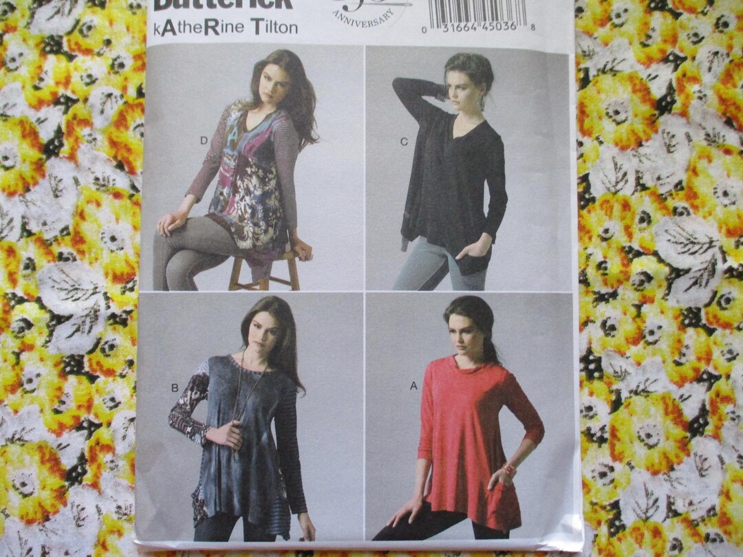 2010s Designer Katherine Tilton Sewing Pattern Butterick 5925 Misses ...