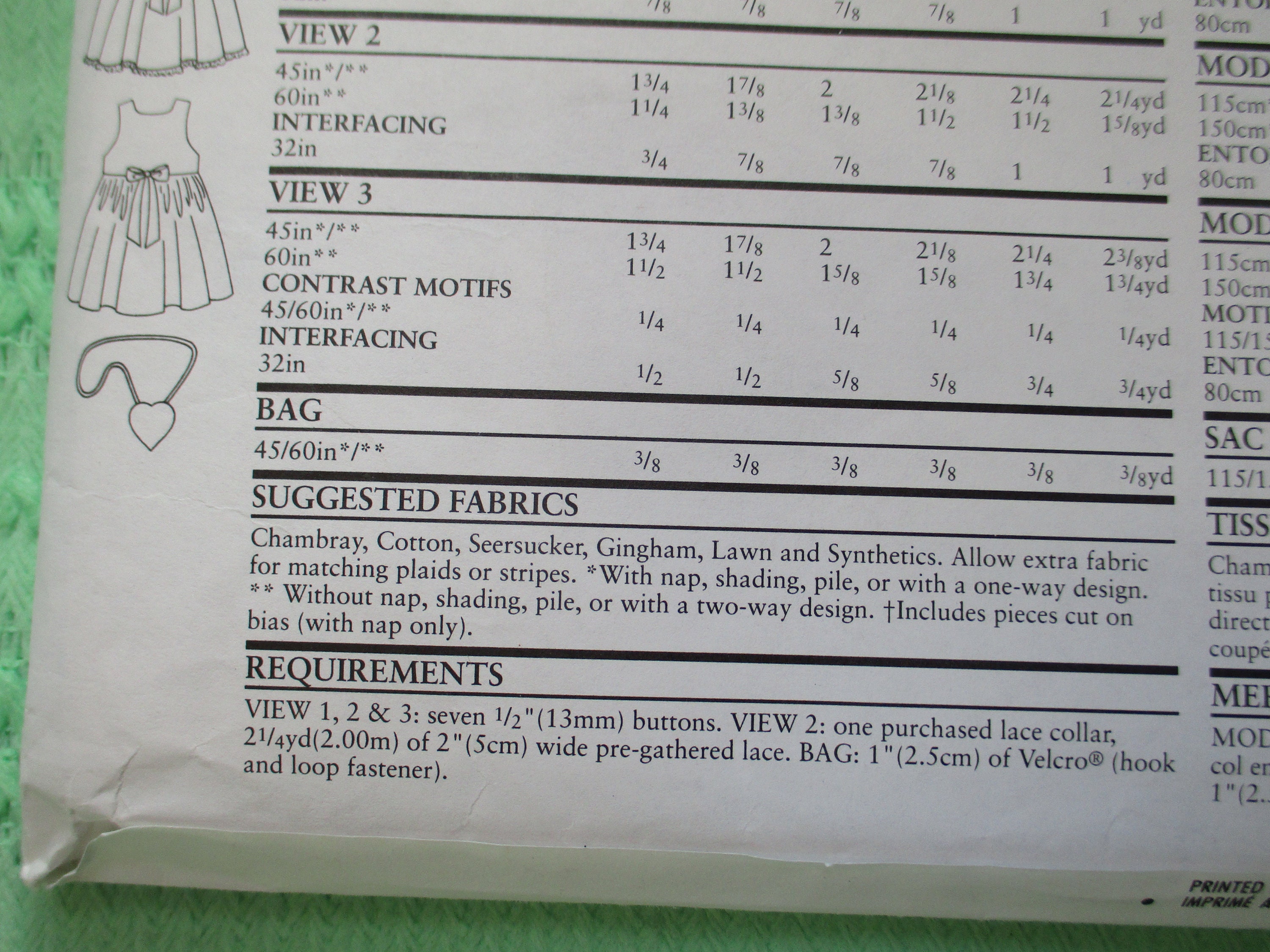 1990s New Look Sewing Pattern 6041 Girls Dress and Heart | Etsy