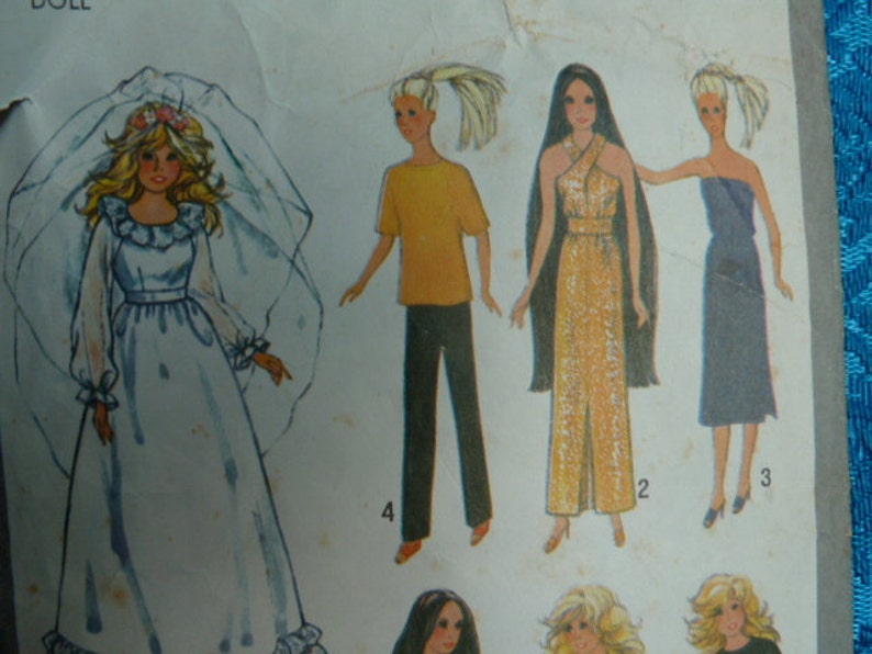 Vintage 1970s Simplicity Sewing Pattern 9194 Barbie Doll - Etsy