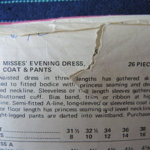 Vintage 1960s Butterick Sewing Pattern 5983 Misses One Piece Dress and ...