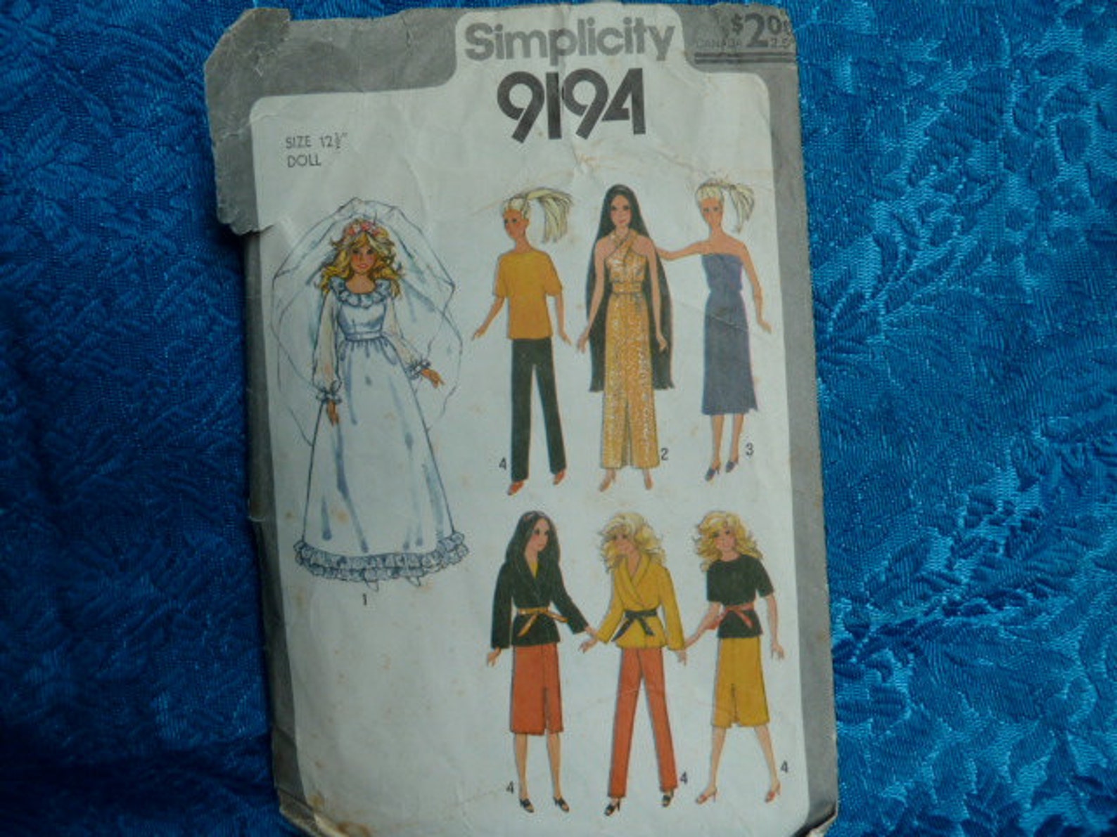 Vintage 1970s Simplicity Sewing Pattern 9194 Barbie Doll - Etsy