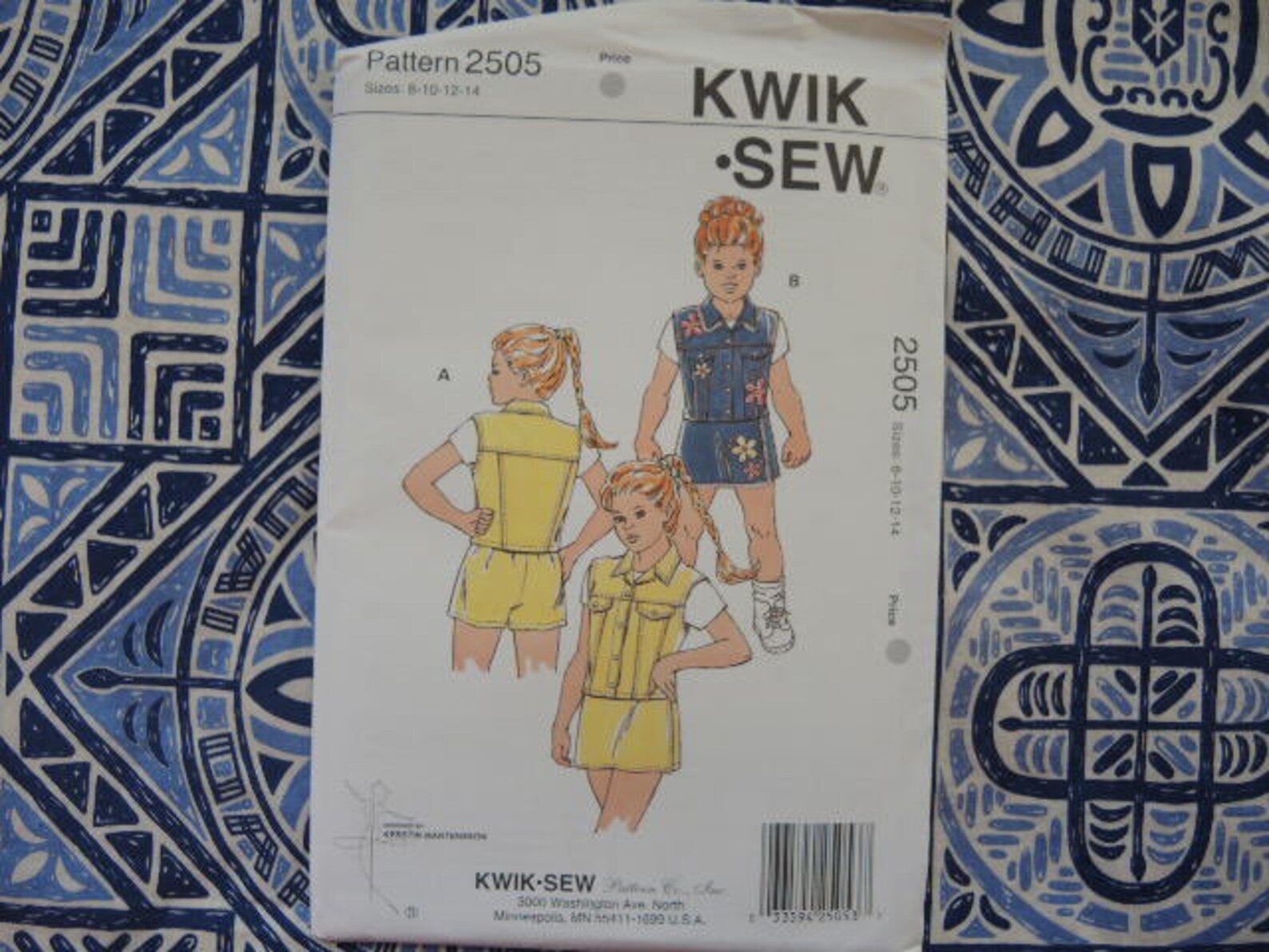 Vintage 1990s Kwik Sew Sewing Pattern 2505 Girls Vest and - Etsy