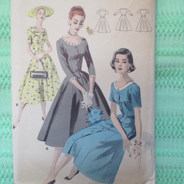 Button Front Dress - Etsy