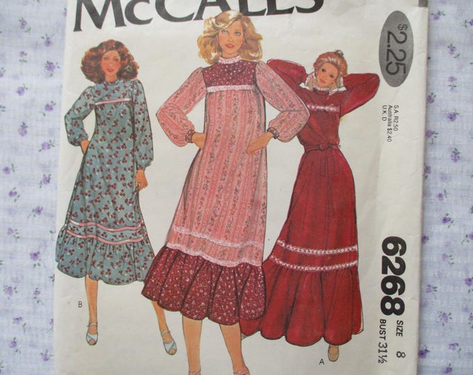 Vintage 1970s Sewing Pattern Mccalls 5499 Designer PJ Jones Misses ...