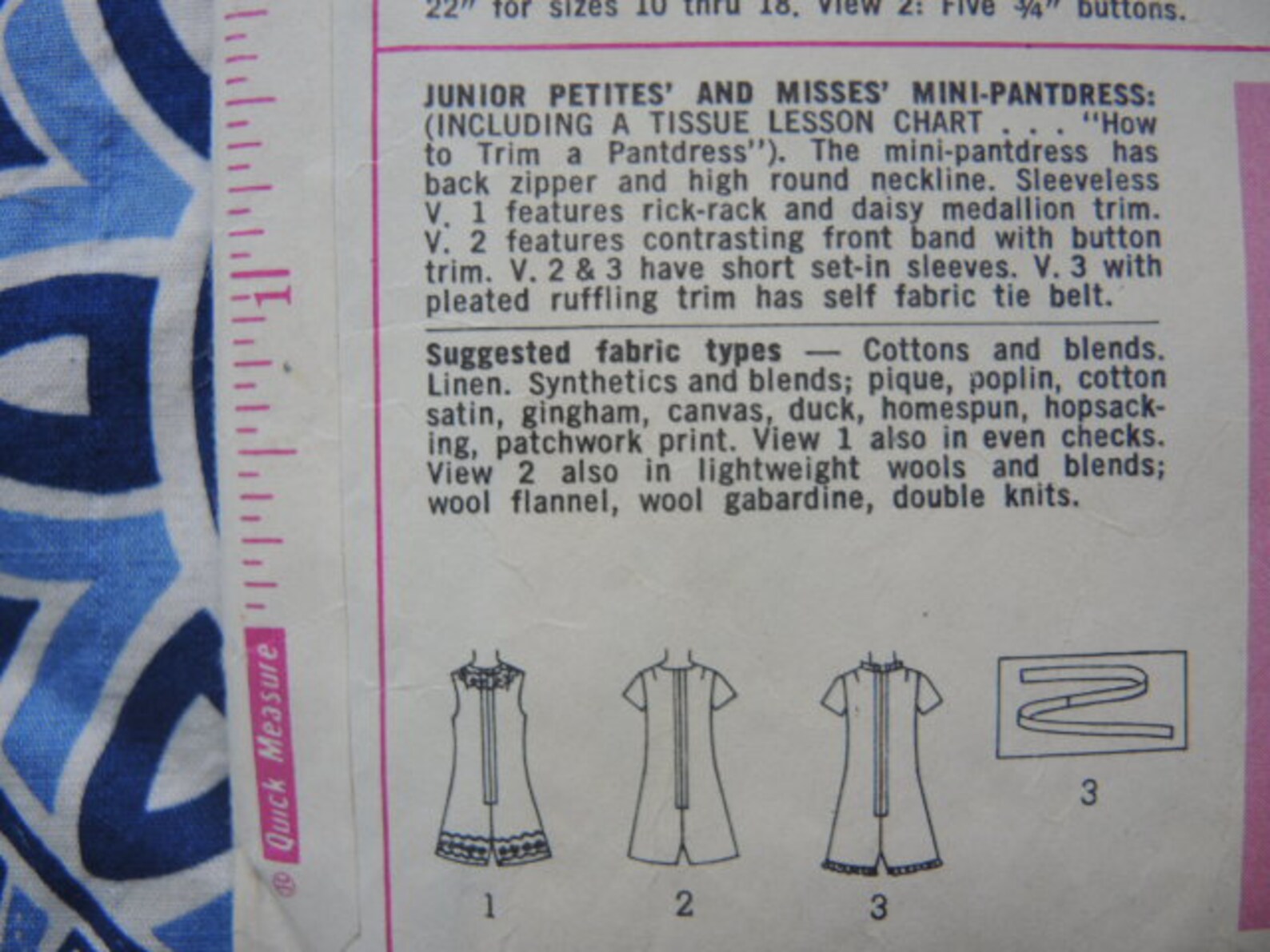 Vintage 1960s Simplicity Sewing Pattern 8667 Junior Petite Mini ...