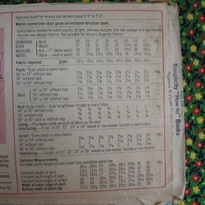 Vintage 1970s Simplicity Sewing Pattern 7377 Misses Unlined Jacket Vest ...