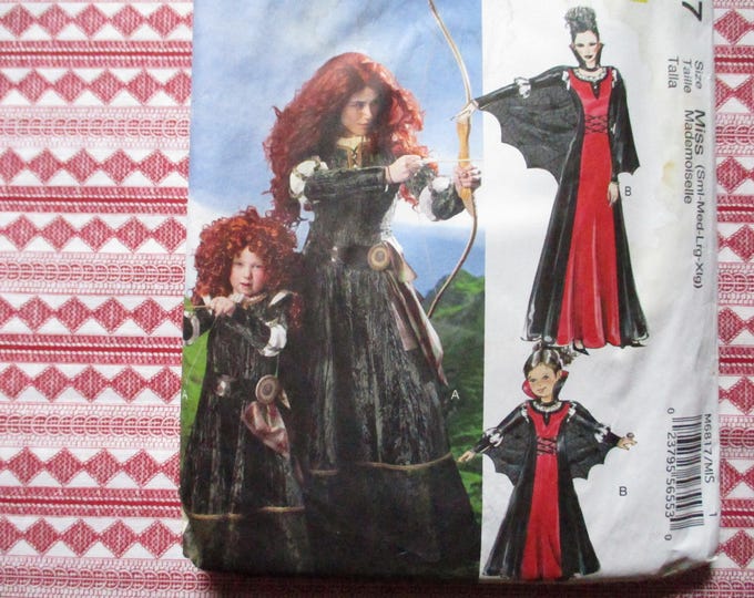 2010s Sewing Pattern Mccalls 6817 Adult Halloween Cosplay Costume Evil ...