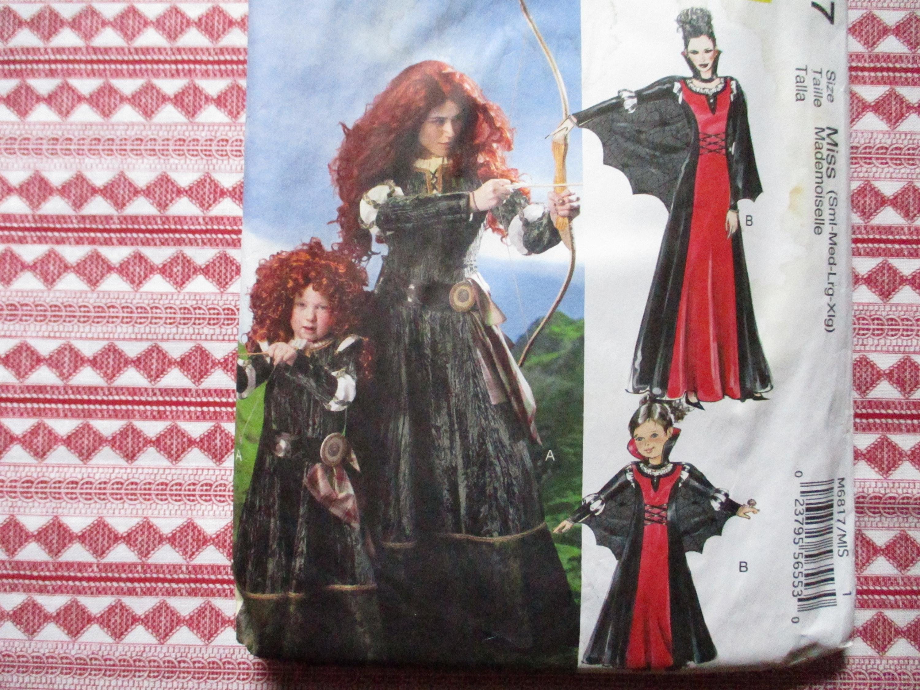 2010s Sewing Pattern Mccalls 6817 Adult Halloween Cosplay Costume Evil ...