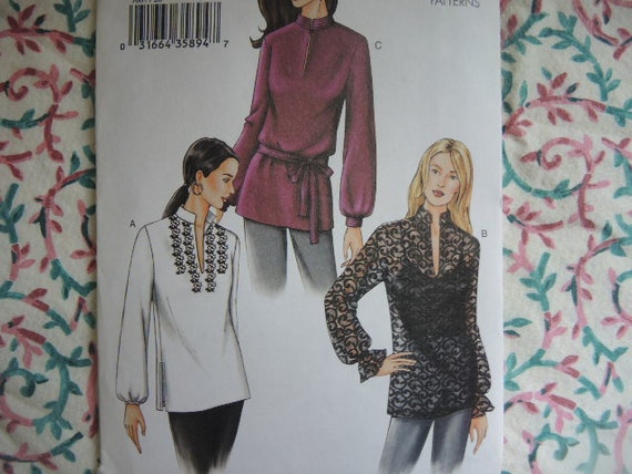 2000s Vogue Sewing Pattern 7667 Misses Tunics 20-22-24 UNCUT - Etsy