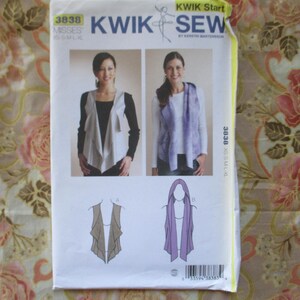 2000s Kwik Sew Sewing Pattern 3838 Misses Vest Sizes XS-XL UNCUT - Etsy