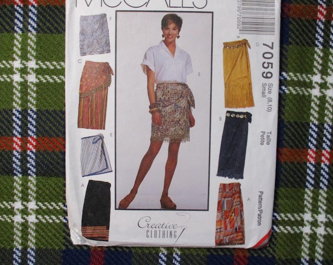1990s Sewing Pattern Mccalls 6438 Misses Dress in Two Lengths UNCUT ...