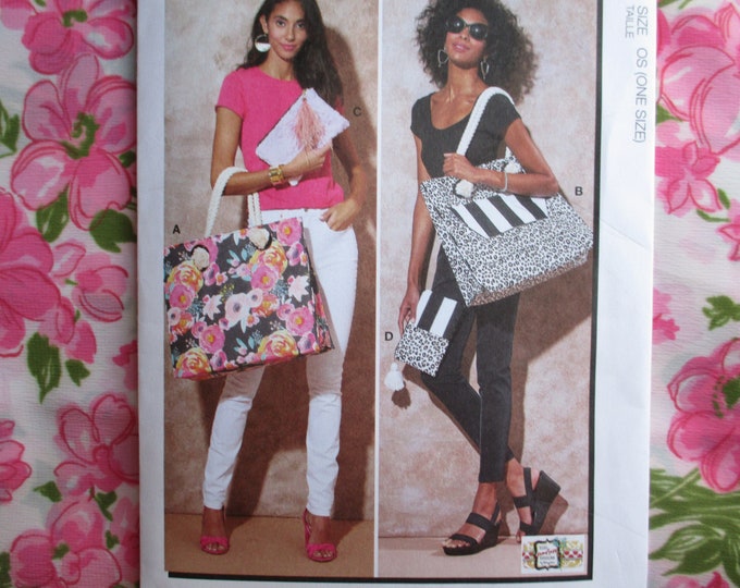 2020s Sewing Pattern Mccalls 8271 Totes and Pouches UNCUT - Etsy