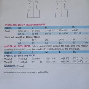 2000s Kwik Sew Sewing Pattern 3838 Misses Vest Sizes XS-XL UNCUT - Etsy
