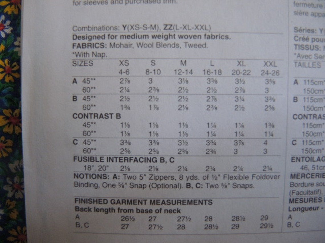 2000s Sewing Pattern Butterick 6255 Misses Coat With Collar | Etsy