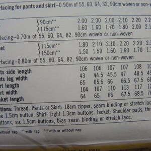 Vintage 1980s Sewing Pattern Simplicity 9715 Misses Shirt Slim Skirt ...