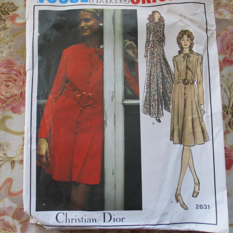 Vogue Christian Dior Patterns - Etsy