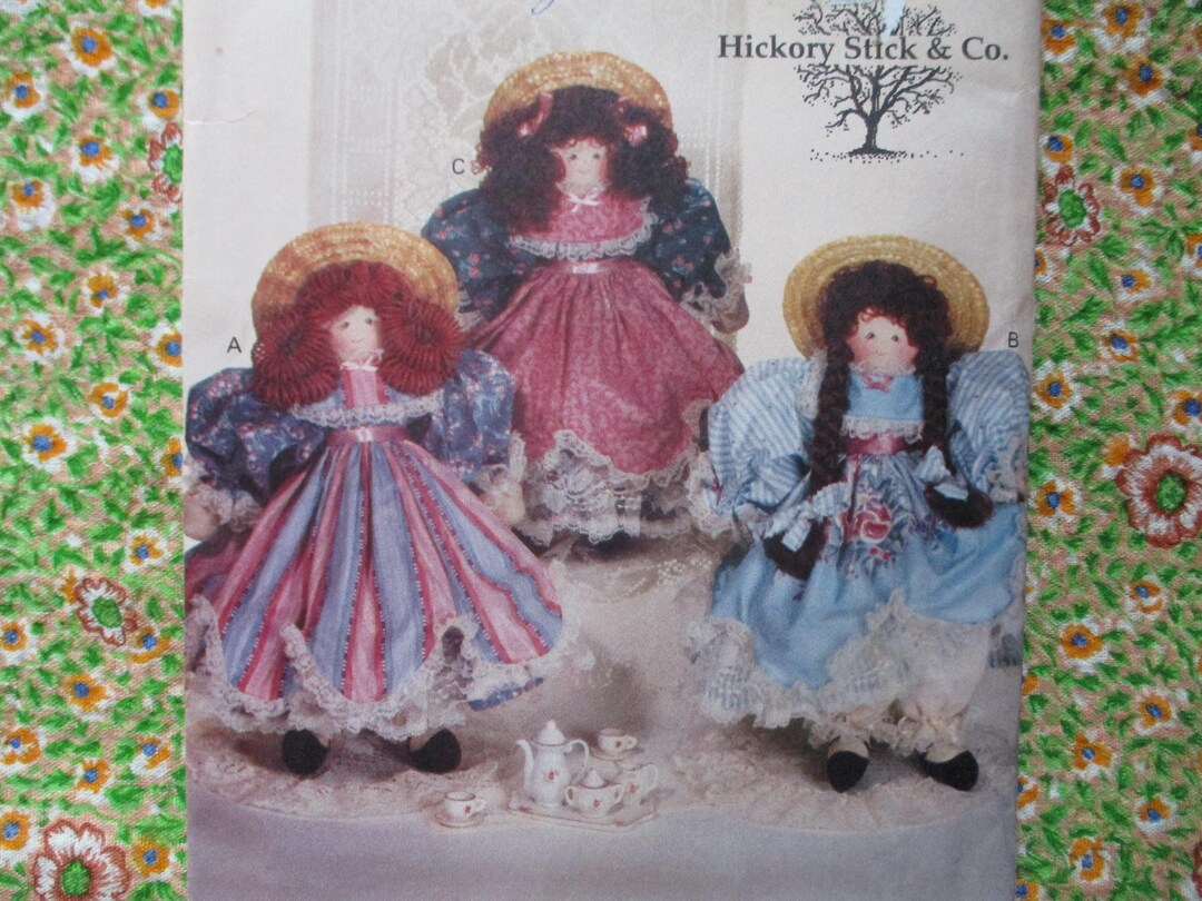 Vintage 1990s Sewing Pattern Butterick 6743 Pollyanna Doll 16" UNCUT - Etsy