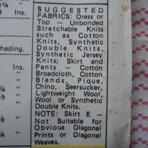Vintage 1970s Mccalls Sewing Pattern 4069 Misses Dress or Top Skirt and ...
