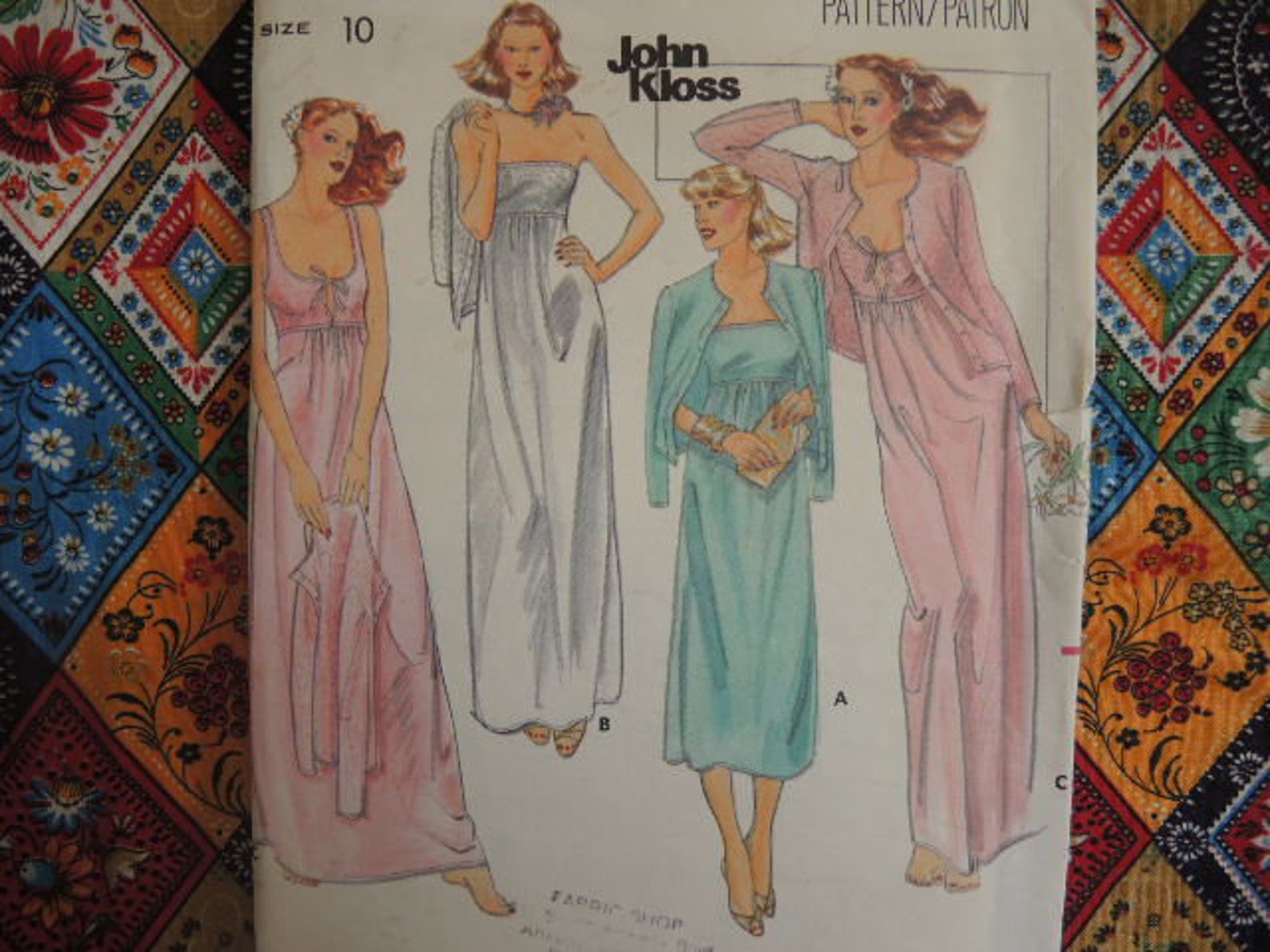 Vintage 1970s Butterick Sewing Pattern 5703 John Kloss - Etsy