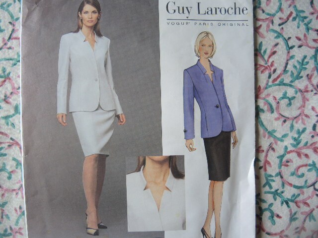2000s Vogue Paris Original sewing pattern Guy Laroche 2579 | Etsy
