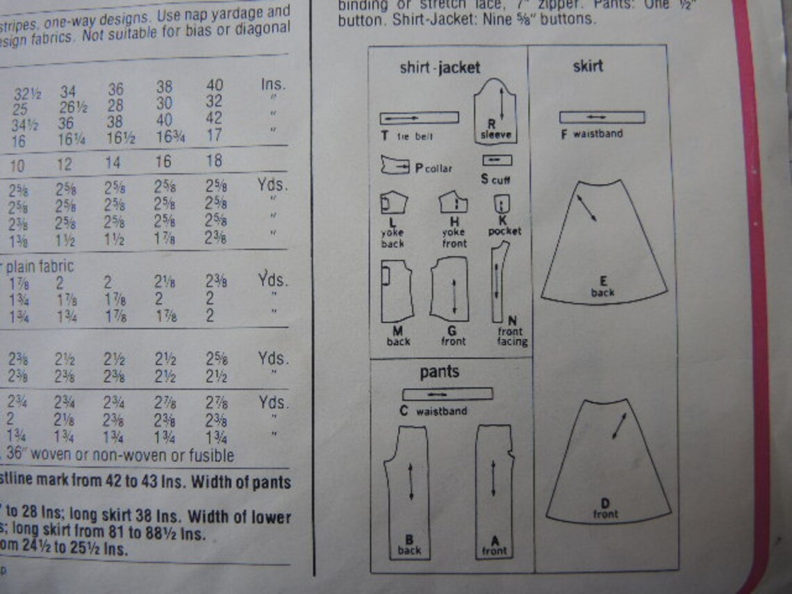 Vintage 1970s Simplicity Sewing Pattern 7753 Misses Bias Skirt | Etsy