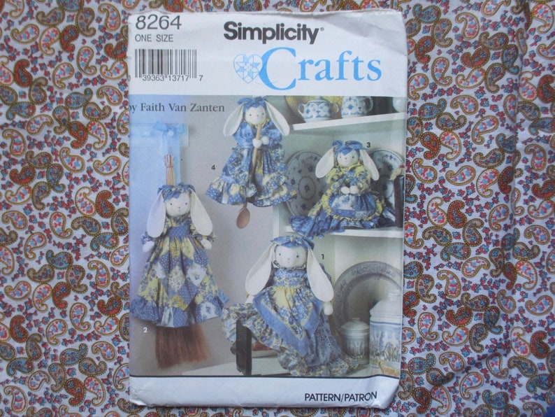 Vintage 1990s Simplicity Sewing Pattern 8264 UNCUT Decorative Toaster ...