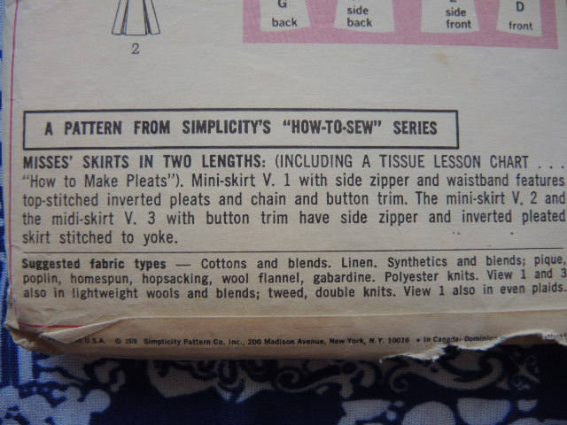 Vintage 1970s Simplicity Sewing Pattern 8918 Misses Skirts in | Etsy