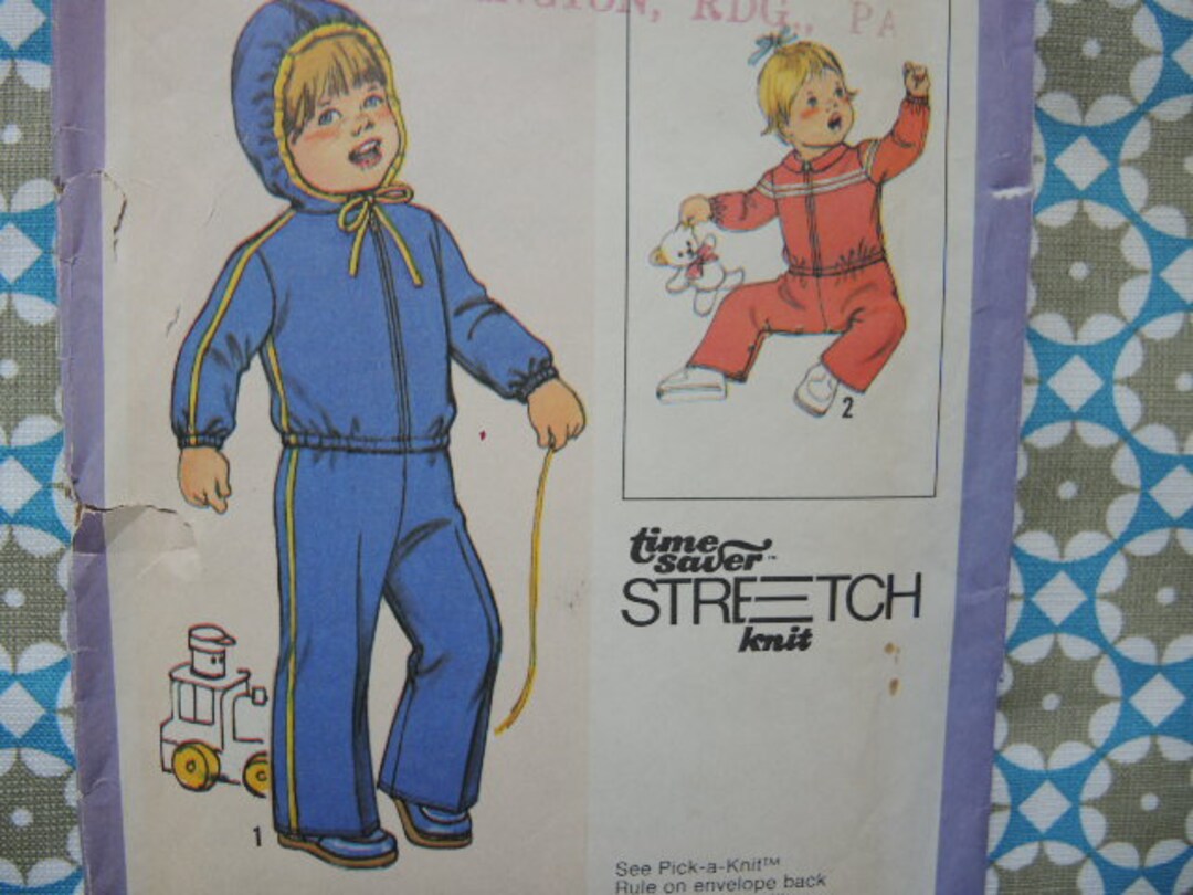 Vintage 1970s Simplicity Sewing Pattern 8692 Toddler Unlined Jacket ...