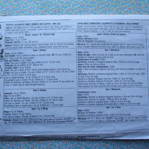 Vintage 1990s Simplicity Sewing Pattern 7044 Decorative Angel Bunnies ...