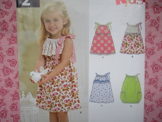 2010s New Look Sewing Pattern 6276 Baby and Toddler Dress and - Etsy