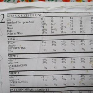 Vintage 1980s New Look Sewing Pattern 6722 Misses Jumpsuit Size 8-18 ...