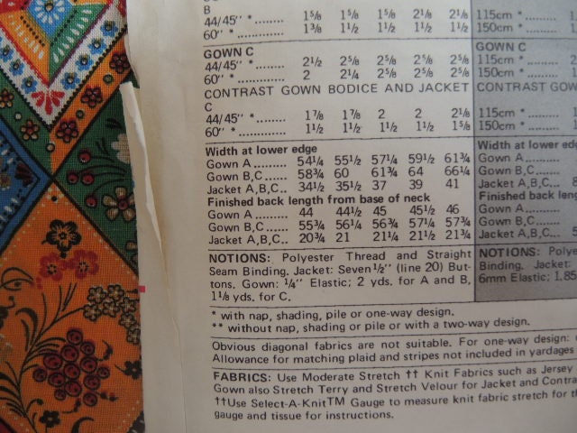 Vintage 1970s Butterick Sewing Pattern 5703 John Kloss | Etsy