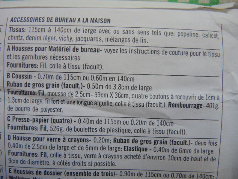 2000s Sewing Pattern Simplicity 9750 Home Office Accessories - Etsy