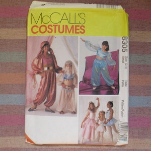 Vintage 1990s Mccall's Sewing Pattern 8305 Halloween Costumes Toddler ...