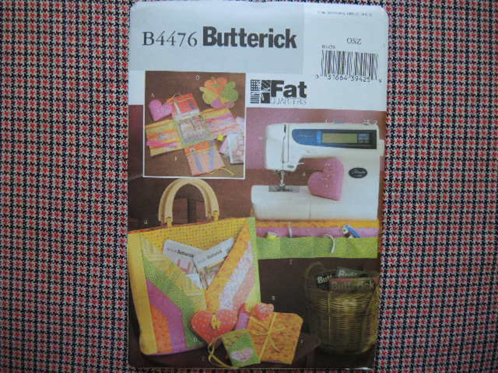 2000s Sewing Pattern Butterick 4476 Fat Quarters Sewing Accessories ...