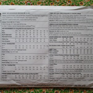 2000s Simplicity Sewing Pattern 2892 Set of Tops With Neck Variations ...