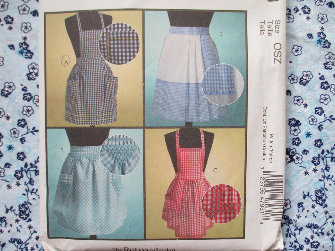 2000s Mccalls Sewing Pattern 4793 Misses Aprons All Sizes - Etsy