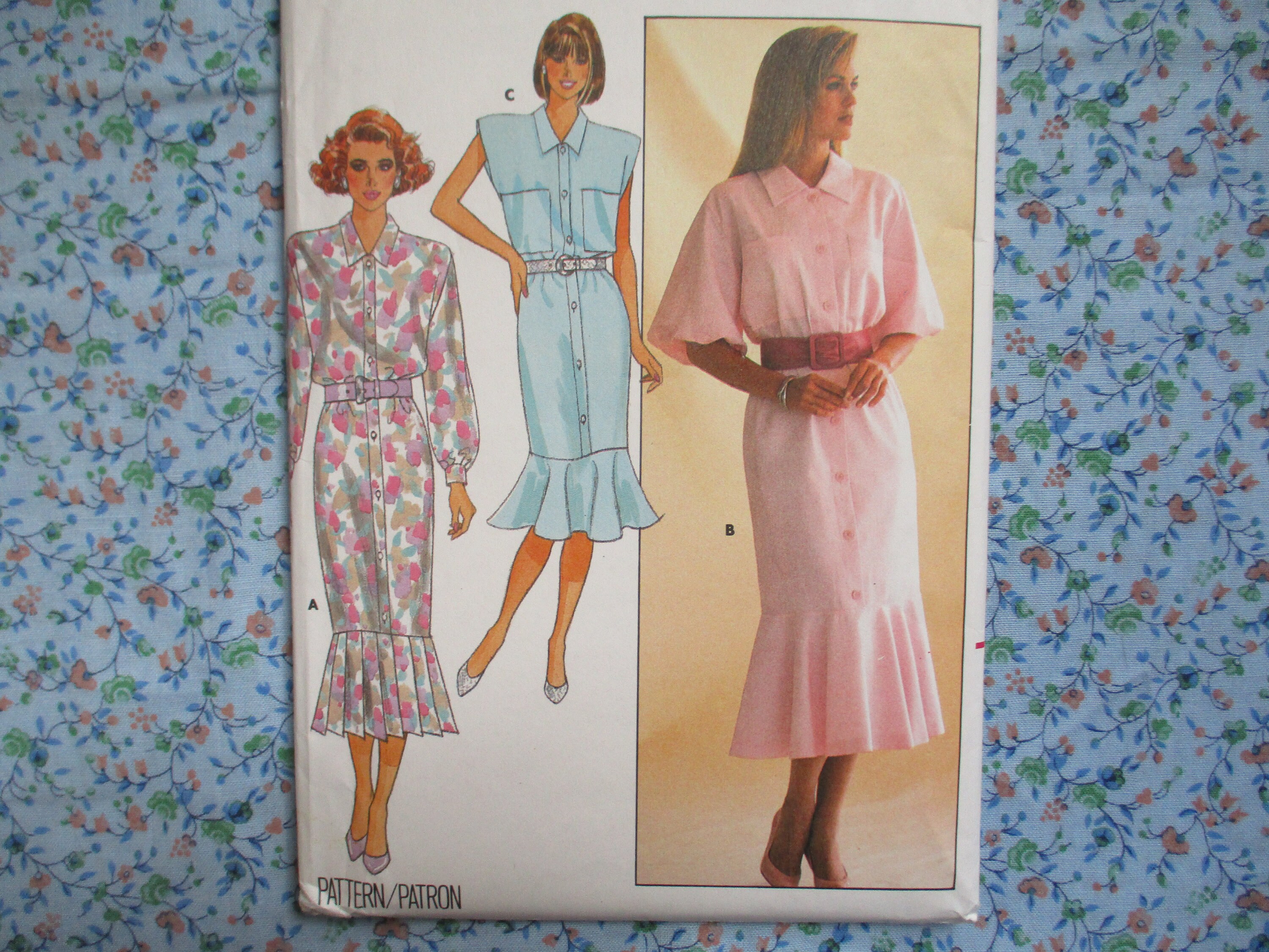 Vintage 1980s Butterick Sewing Pattern 4626 Misses Button | Etsy