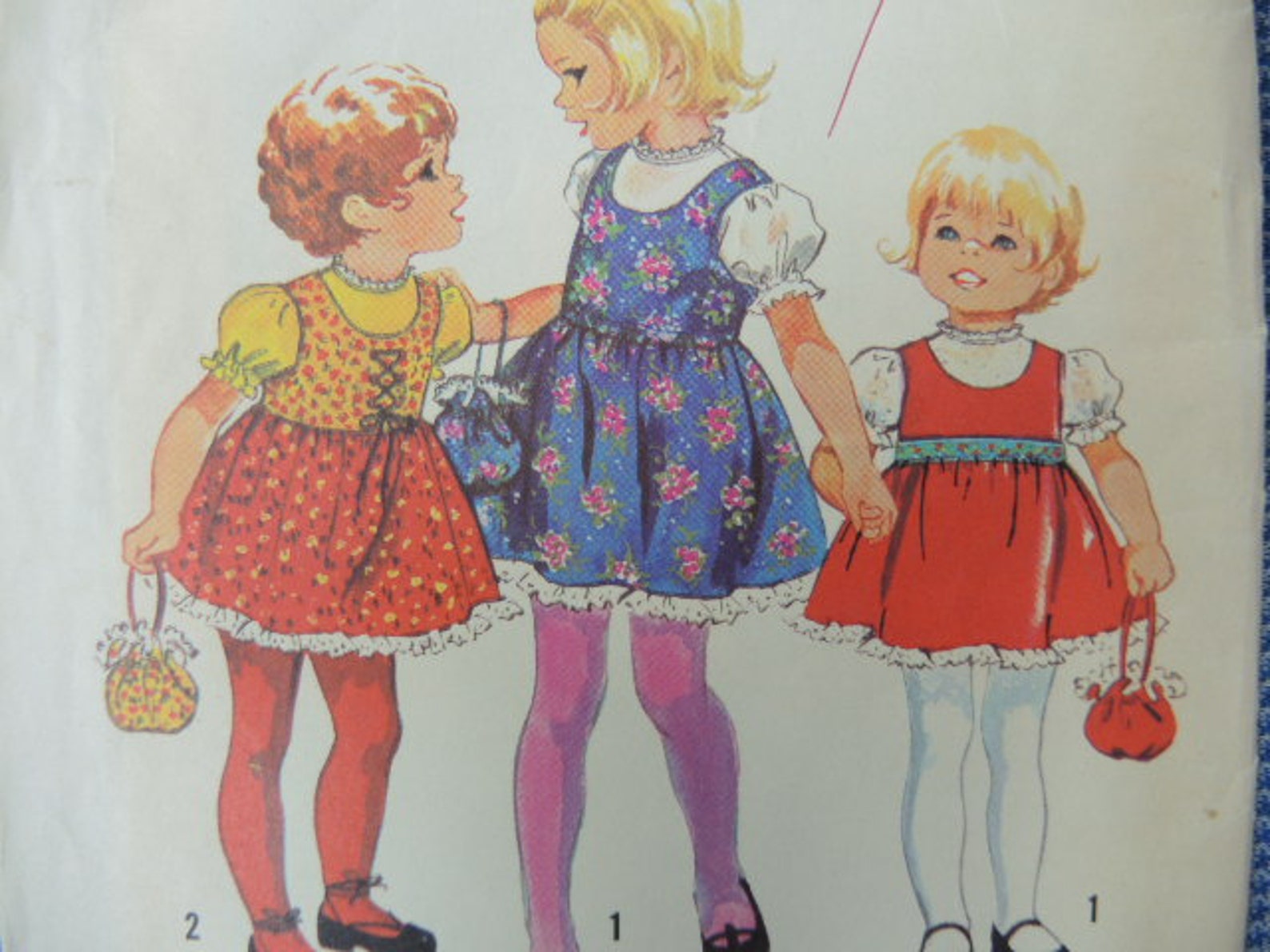 Vintage 1970s Simplicity Sewing Pattern 9684 Girls Jumper - Etsy