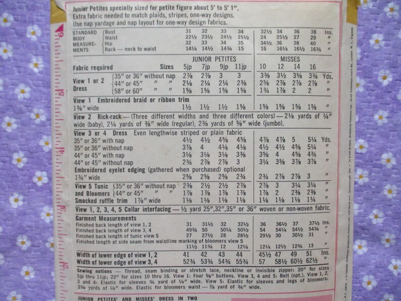 Vintage 1970s Simplicity Sewing Pattern 9763 Misses Dress in Two ...