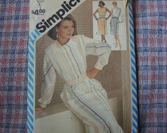 Simplicity Sewing Pattern 6734 Misses' Two Piece Dress - Etsy