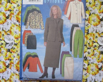 Vintage 1990s Butterick Sewing Pattern 3264 Misses Blouse Size 14-16-18 ...