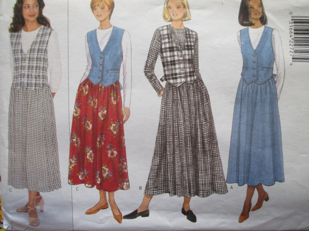 Vintage 1990s Butterick Designer Sewing Pattern 4291 Misses Dress UNCUT ...